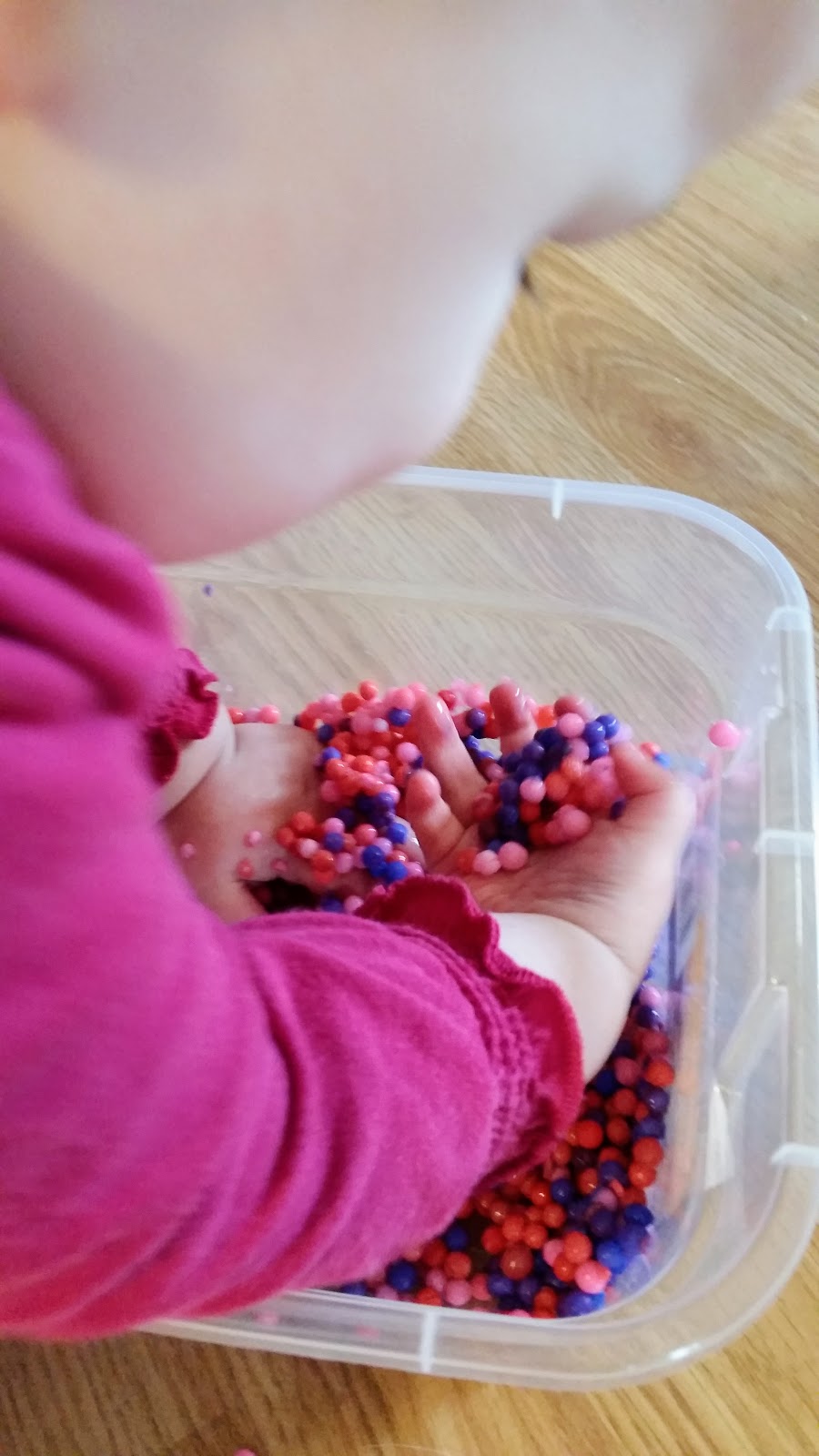 Sweetest Days of Childhood: Tapioca Pearl Sensory Play!