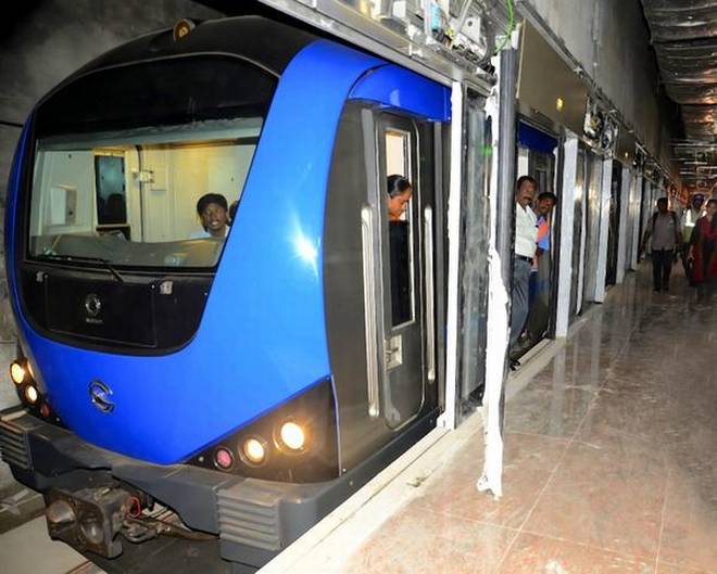 Inauguration Of Chennai Metro Rail Underground stretch from Koyambedu ...