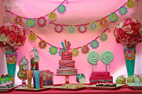 Southern Blue Celebrations: Candy / Sweet Shop Party Ideas