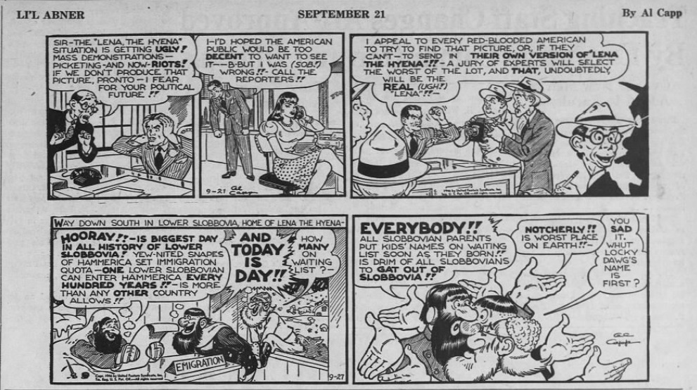 BOOKSTEVE'S LIBRARY: Lena the Hyena-The Contest 1946