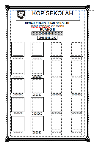 Administrasi Guru SD: - Denah Ruang US