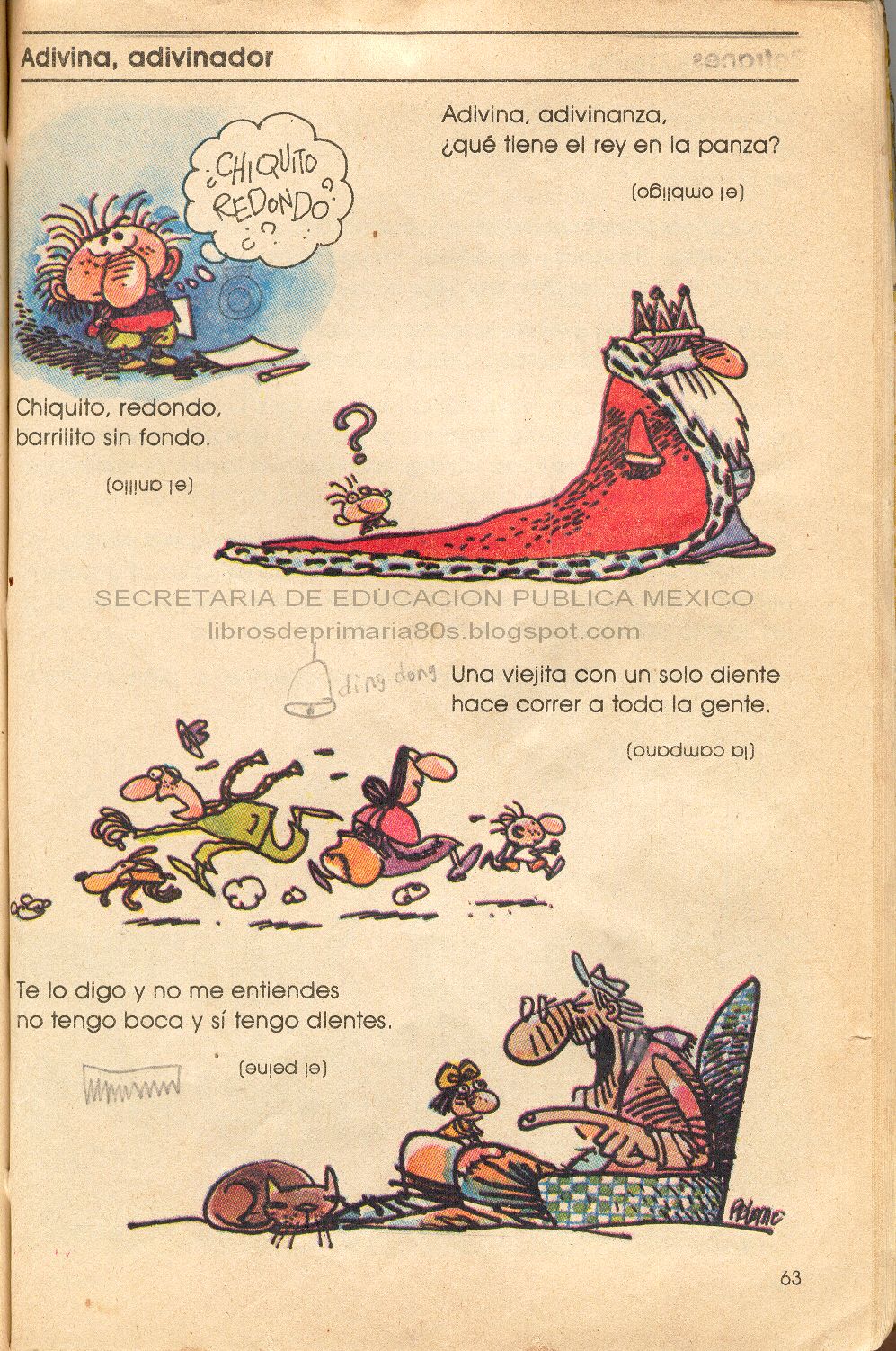 Libros de Primaria de los 80's: Adivina, adivinador - Español Lecturas ...