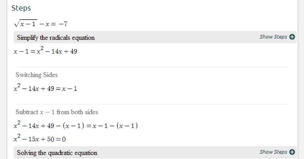 Symbolab Blog: High School Math Solutions – Radical Equation Calculator