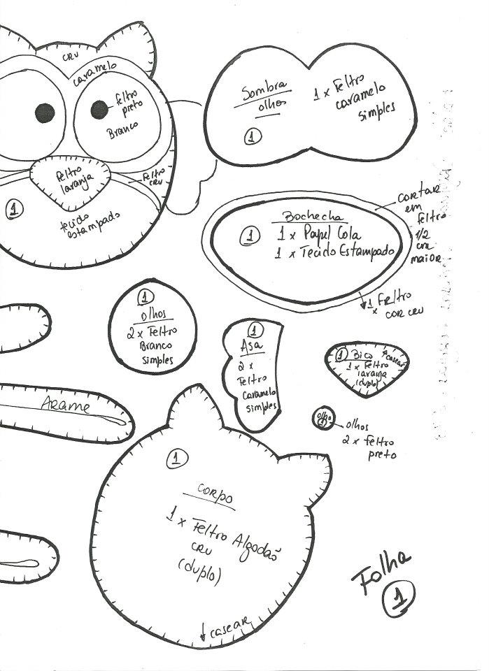 Moldes de buho - Imagui