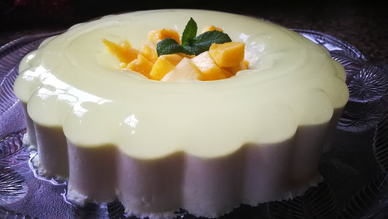 Bavaroise de ananás - O cantinho da Isabel