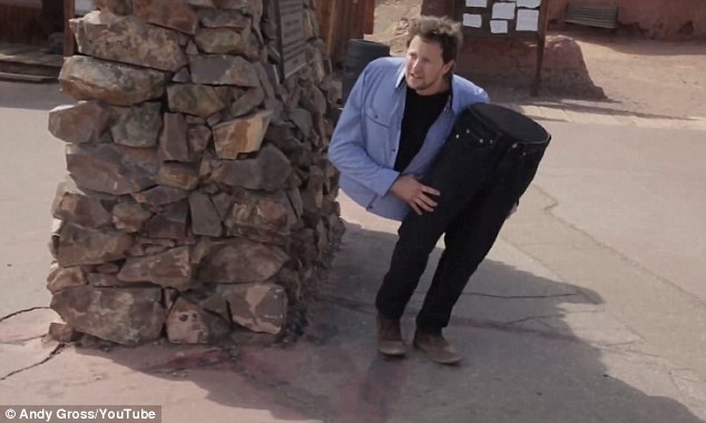 PHOTO OF THE DAY - Meet Andy Gross, Man Who Walks Around With A Body ...