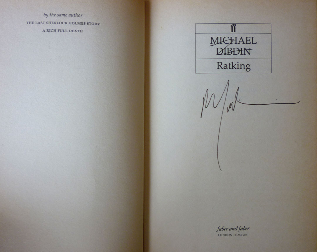 Existential Ennui: Ratking by Michael Dibdin (Aurelio Zen #1): a Review ...