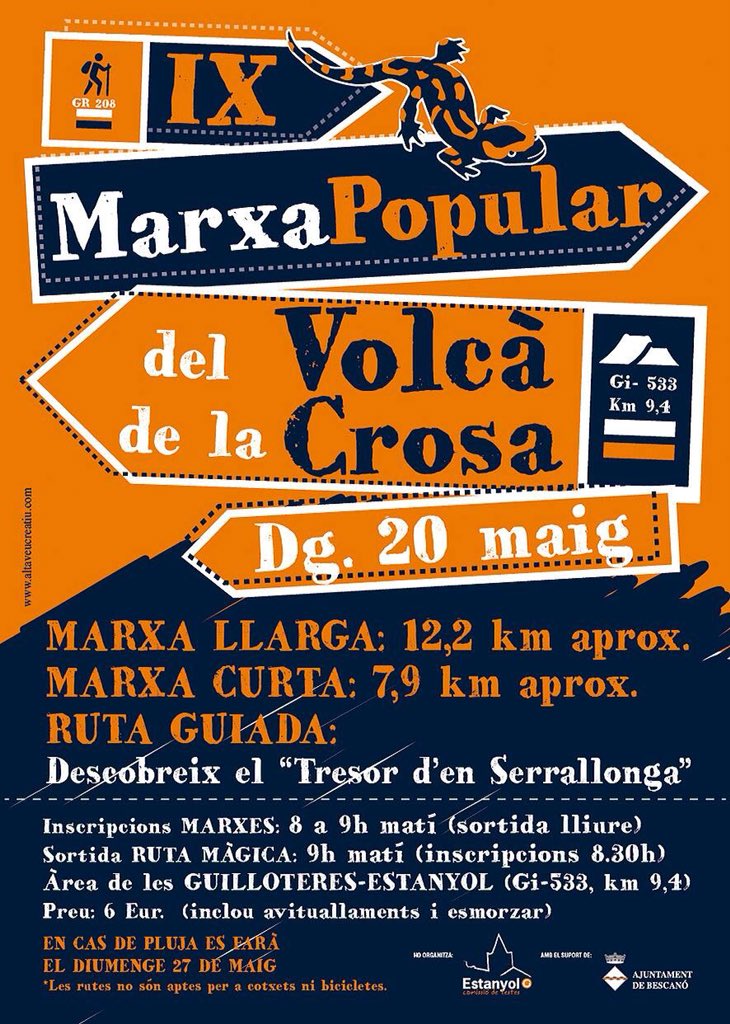 VolcânicA: IX MARXA POPULAR DEL VOLCÀ DE LA CROSA