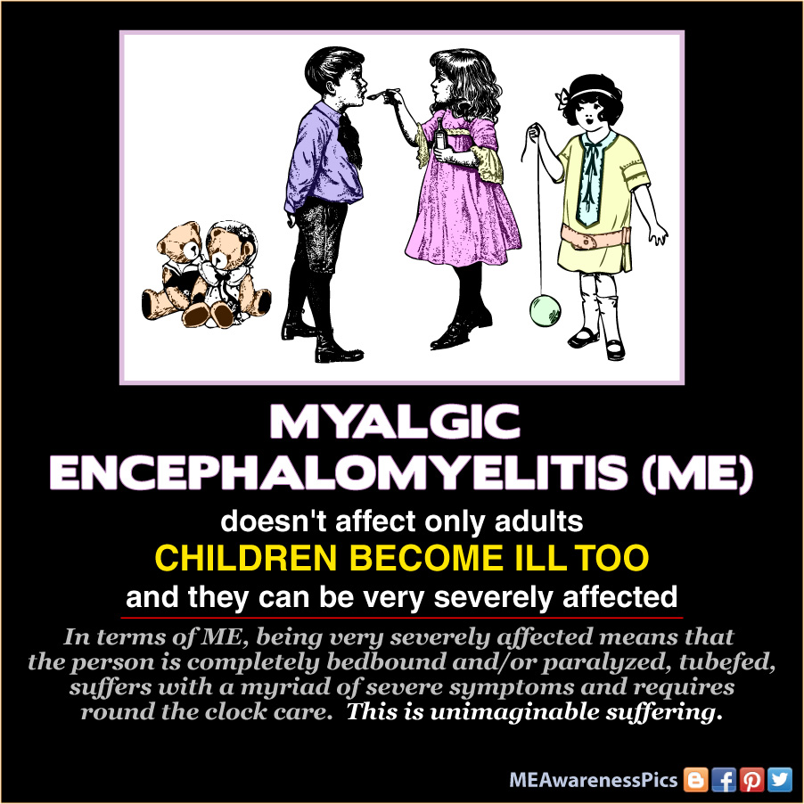 ME Awareness: Words and Pictures: Children suffer with Myalgic ...