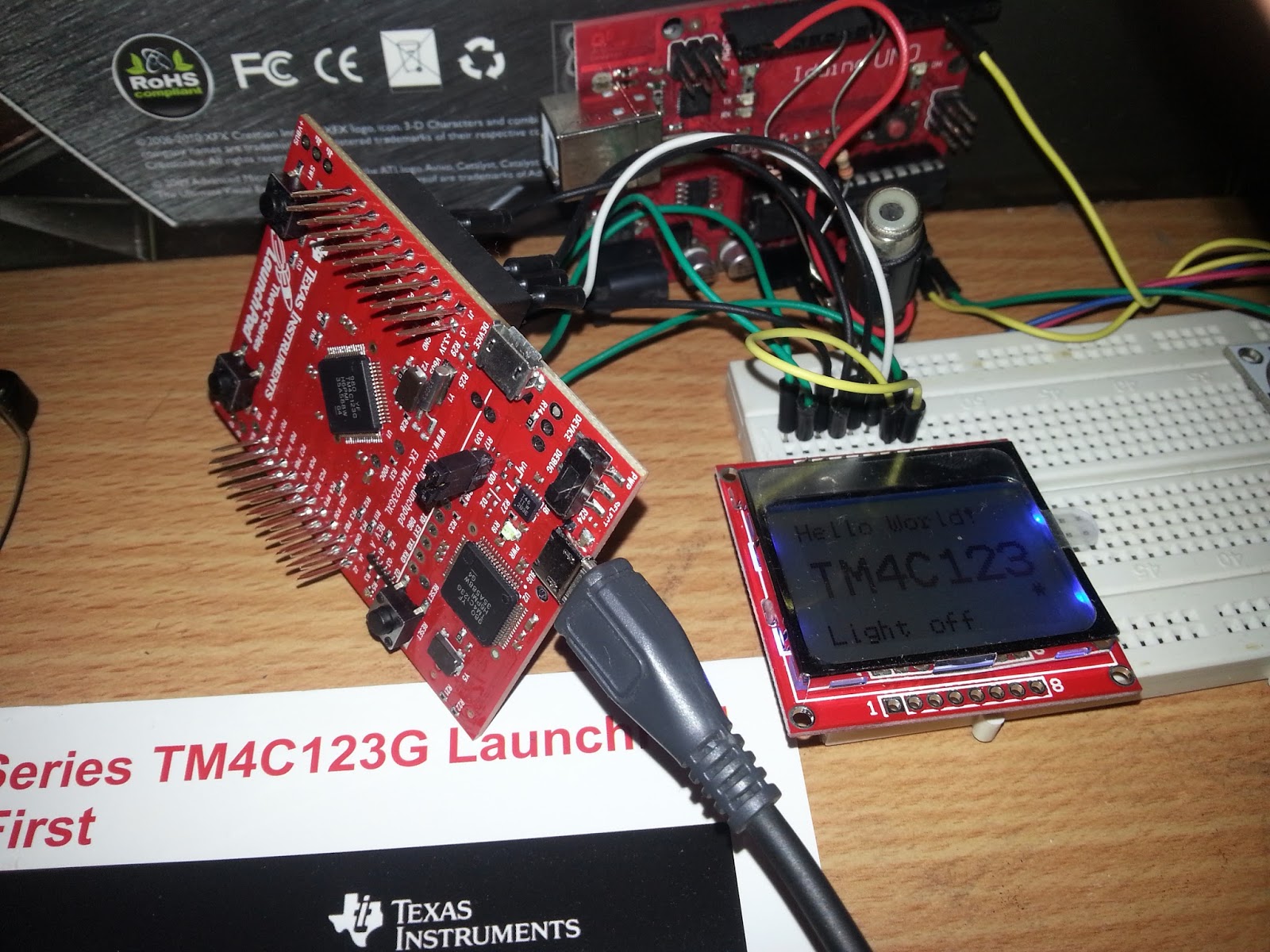 Nut and voltz: Texas Instruments TM4C123G LaunchPad