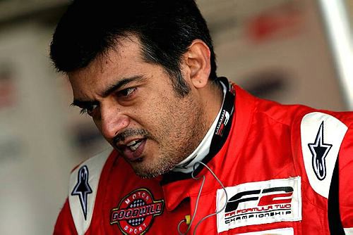 Ajith Kumar Car Race Rare Photo's