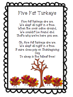 The Very Busy Classroom: Five Fat Turkeys