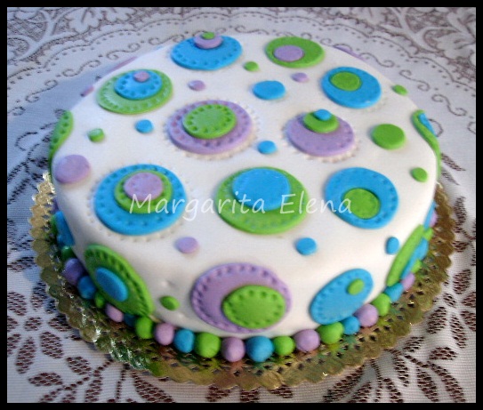 Tortas decoradas con circulos - Imagui