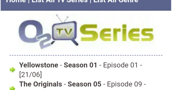 O2 Tv Series.com The Originals - EWQADY