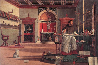 Echoes from the Gnosis: Saint Augustine in his Study.