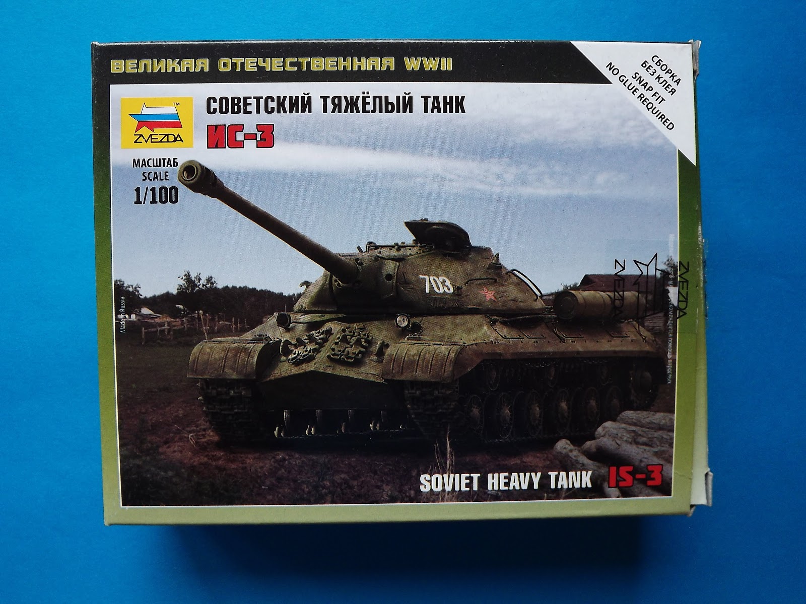 Recenzja:Czołg ciężki IS-3 1/100 Zvezda