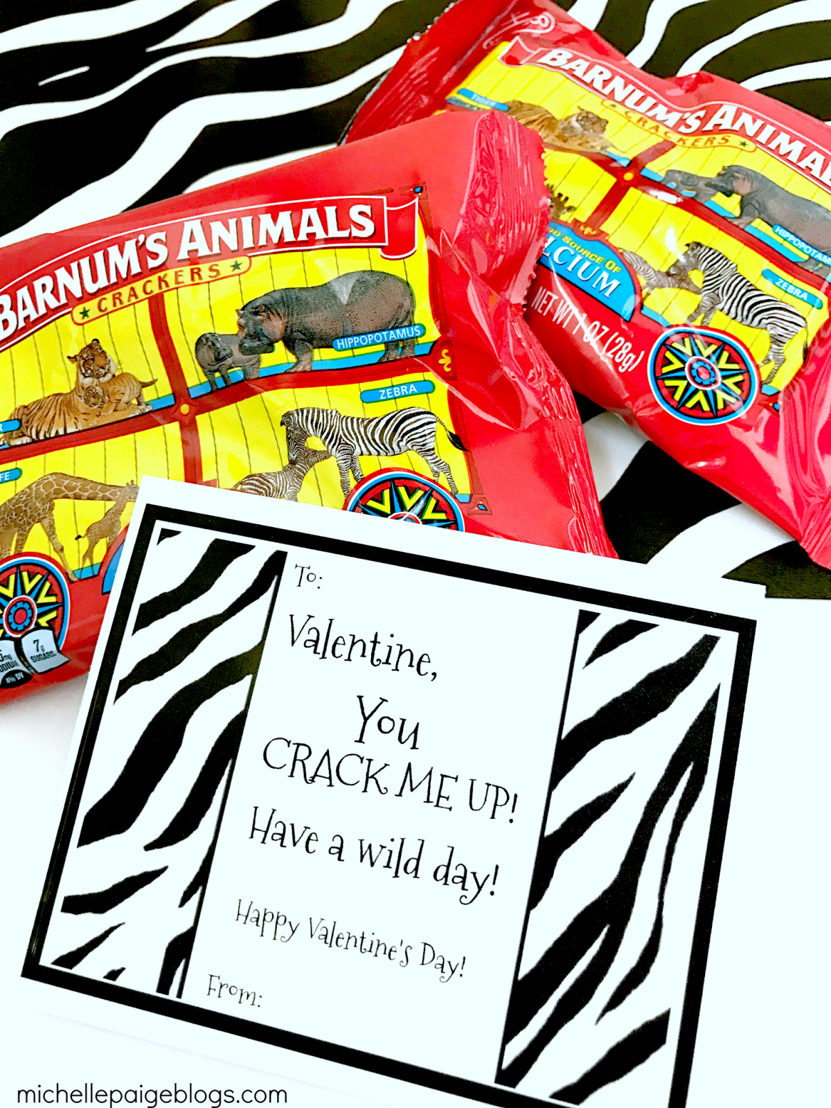 michelle paige blogs: Zoo Animal Printable Valentines