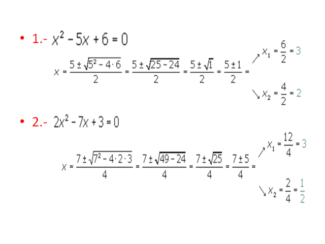 HABILIDAD MATEMÁTICA: Ecuaciones de segundo grado por fórmula general