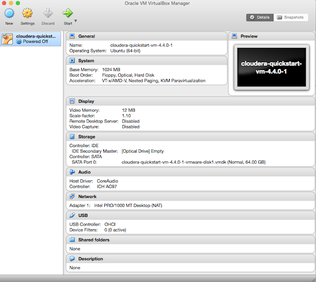 Cloudera Training Vm On Virtualbox Quick Installation ~ Learning Bigdata Hadoop And Related