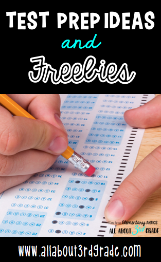 Test Prep Ideas & Freebies! | All About 3rd Grade