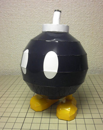 Super Mario Bros.: Bob-omb Papercraft | Paperized Crafts