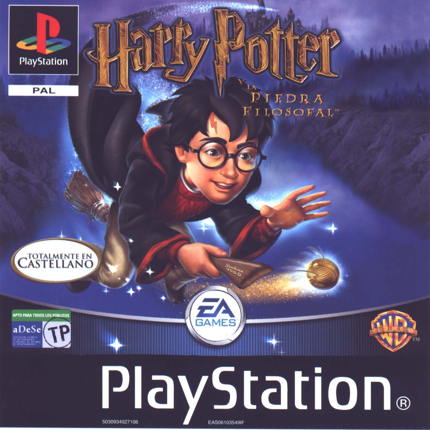 Harry Potter y la Piedra Filosofal (E)[PSX] | Biblioteca de Roms