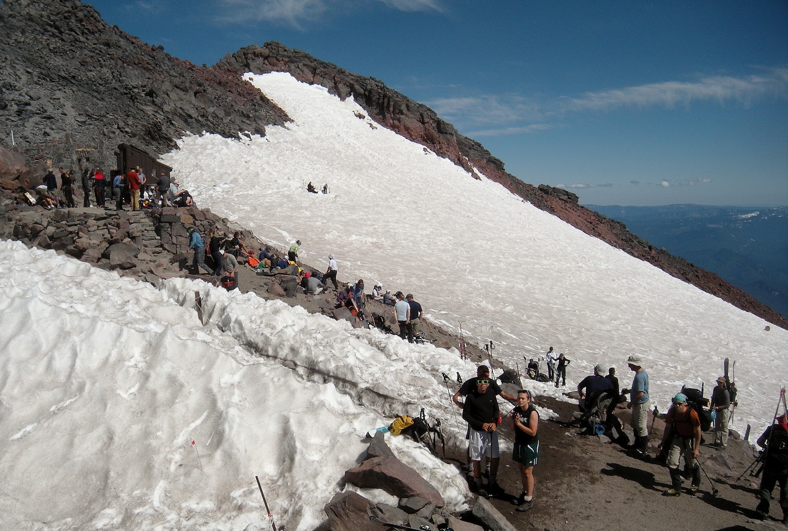 Life is a mountain.: Camp Muir (10,080') - Mt. Rainier