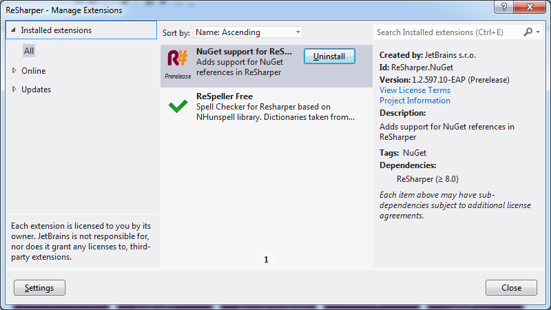 Muhammad Shujaat Siddiqi: Resharper 8 EAP - New Features