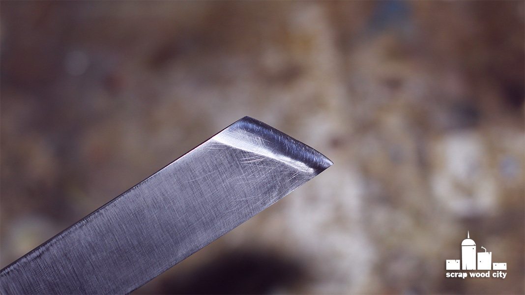 scrap wood city: How to make a skew woodturning chisel from an old file