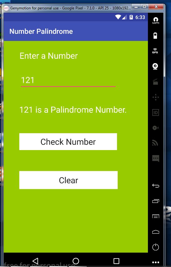 Free Programming Source Codes And Computer Programming Tutorials Palindrome In Android