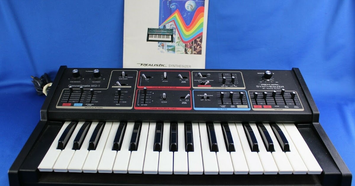 MATRIXSYNTH: MOOG Realistic Concertmate MG-1 SN 16 375