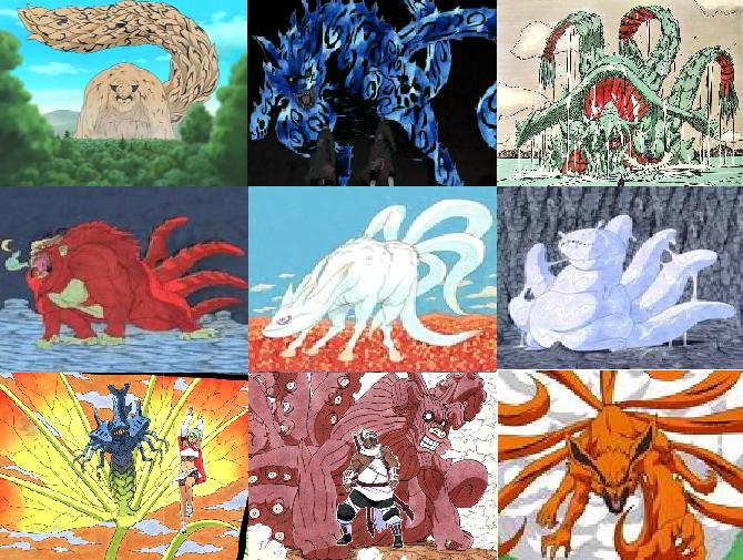 Juubi Vs Kyuubi And Hachibi