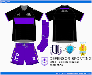 Fútbol Mundial Kits - Uruguay: Defensor Sporting - 2013/2014 (home ...