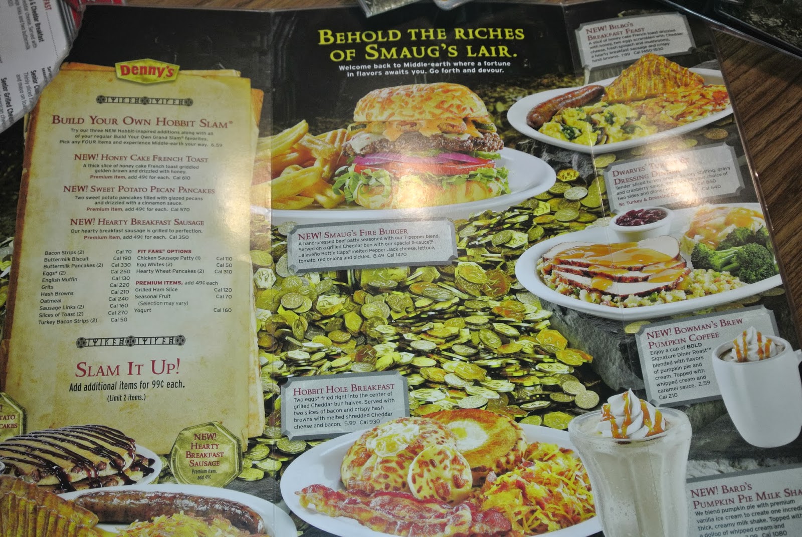 The Desolation of Denny's: The Return of the Hobbit Menu - San Diego ...
