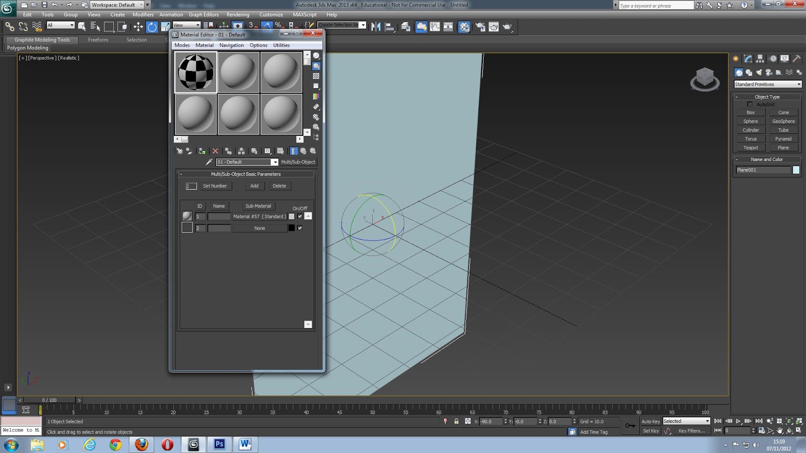 Design For Games FD- 3D Modelling: Tree- Using an Opacity Map