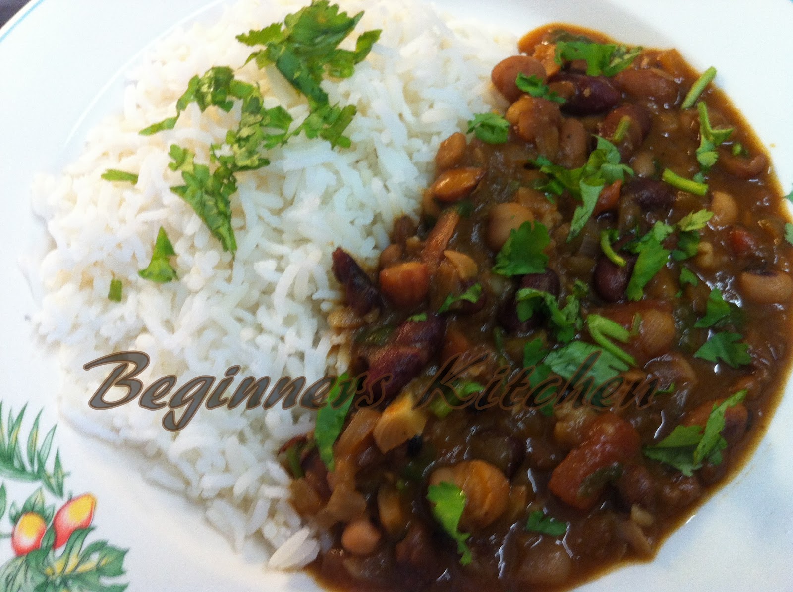 Beginners Kitchen: Mixed pulses curry