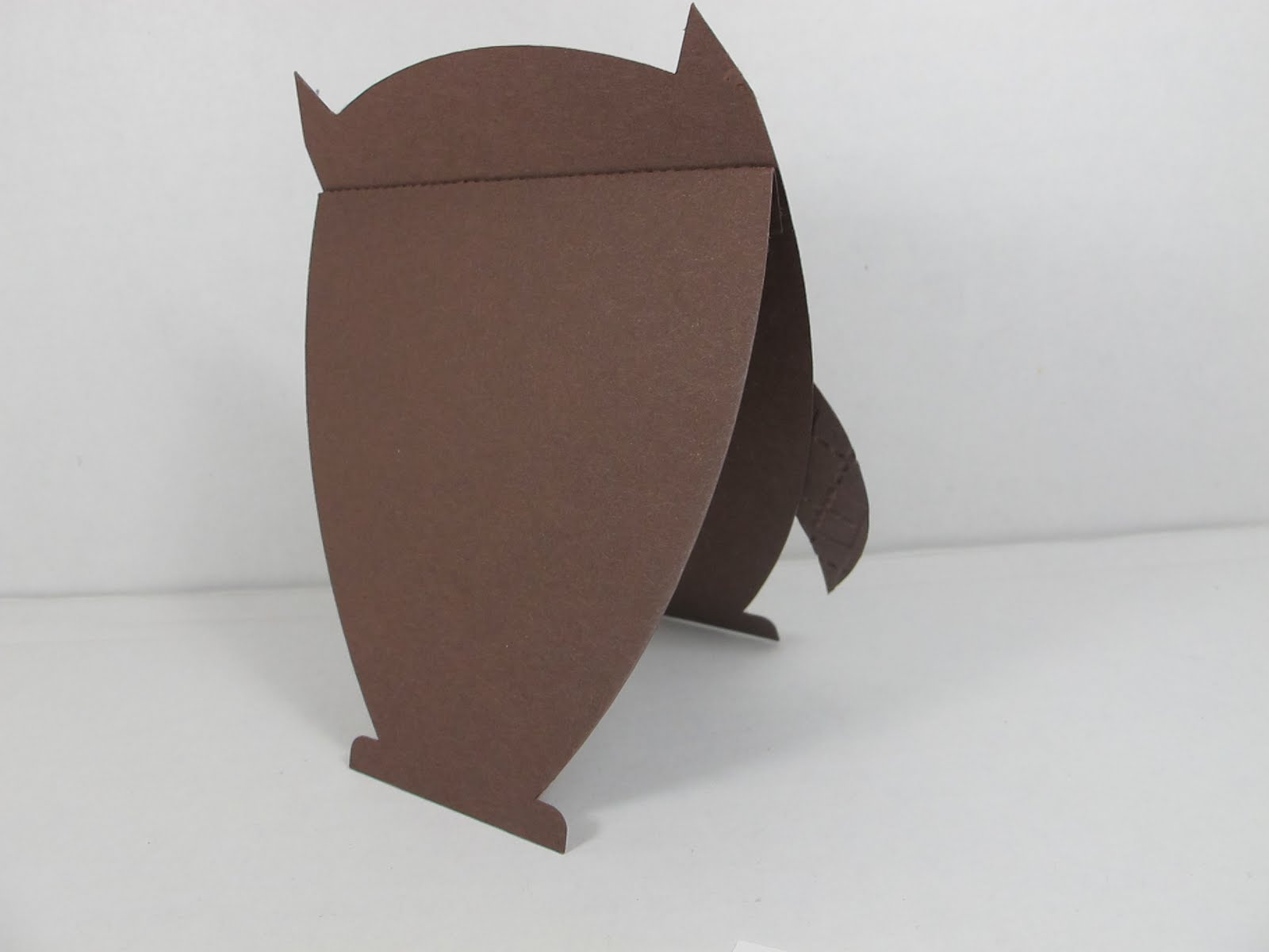 Paper Chase: Owl shaped cards