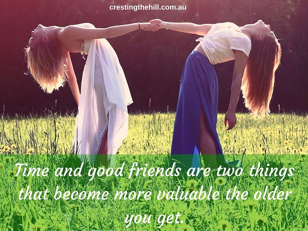 MOVING ON FROM OLD FRIENDSHIPS - Cresting The Hill