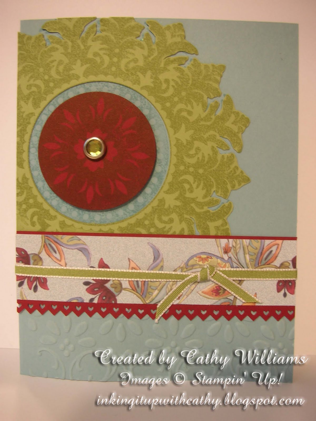 Inking It Up With Cathy: Stampin' Up!'s Medallion Stamp...