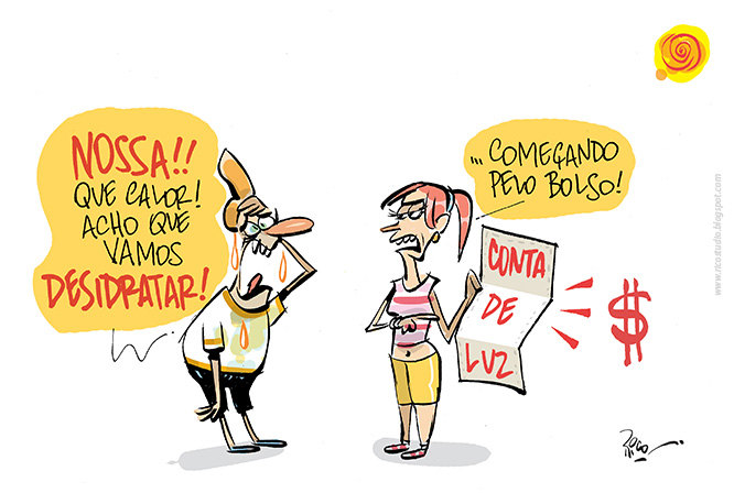 Rico studio: Charge do dia