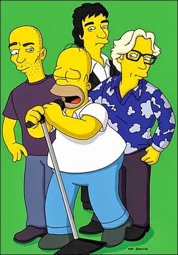 Los Simpsons nos muestran su lado rockero
