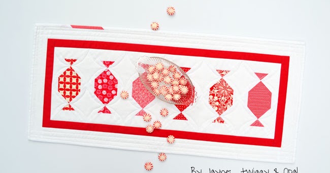 Fort Worth Fabric Studio: Peppermint Twist Table Runner