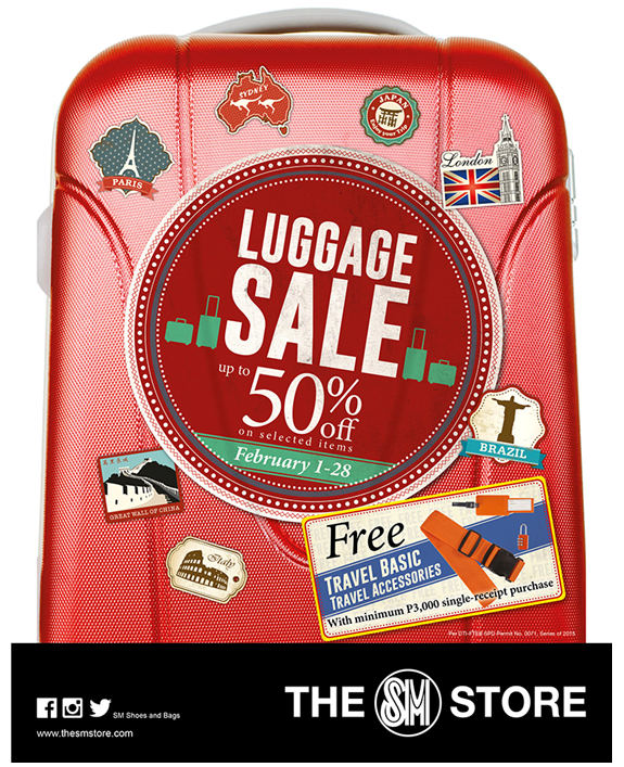 Manila Shopper: SM Stores' Luggage SALE: Feb 2015
