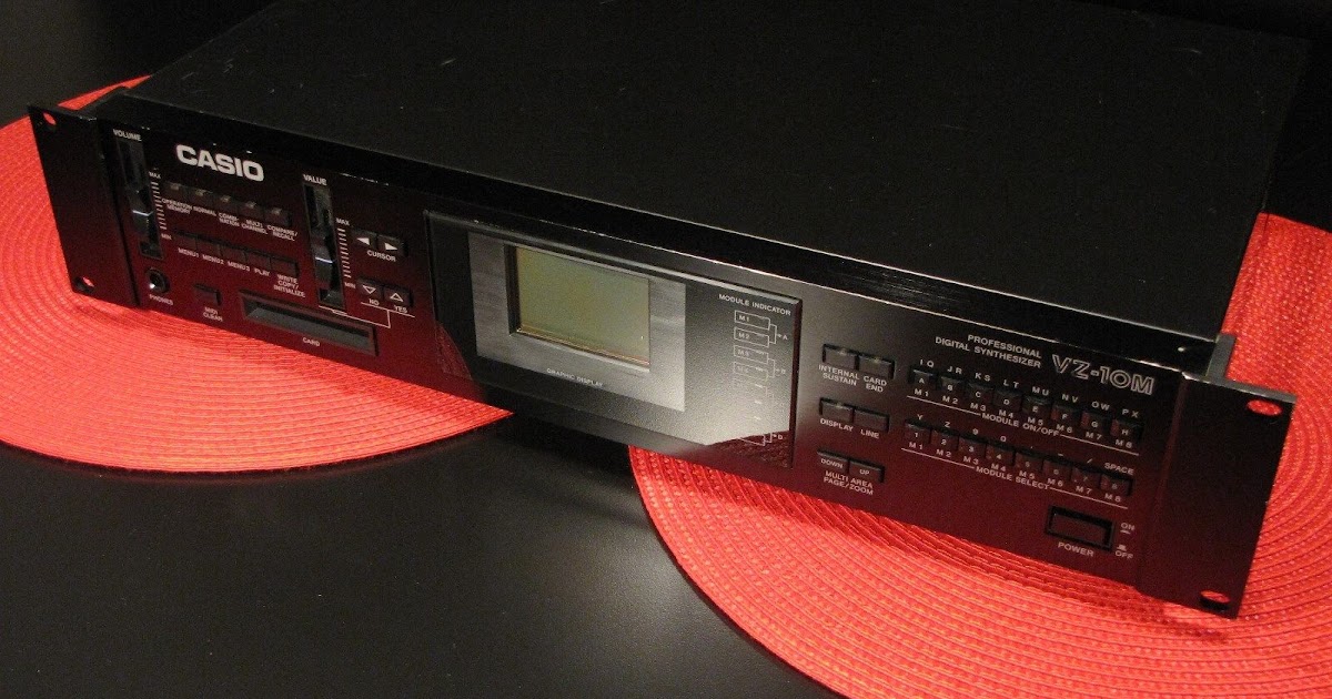 MATRIXSYNTH: VINTAGE CASIO PROFESSIONAL DIGITAL SYNTHESIZER MODEL VZ ...