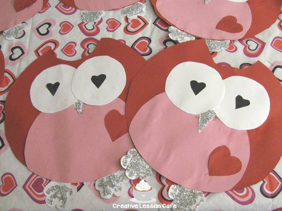 First Grade Gallery- Lessons for Little Learners: Valentine Owls and a ...