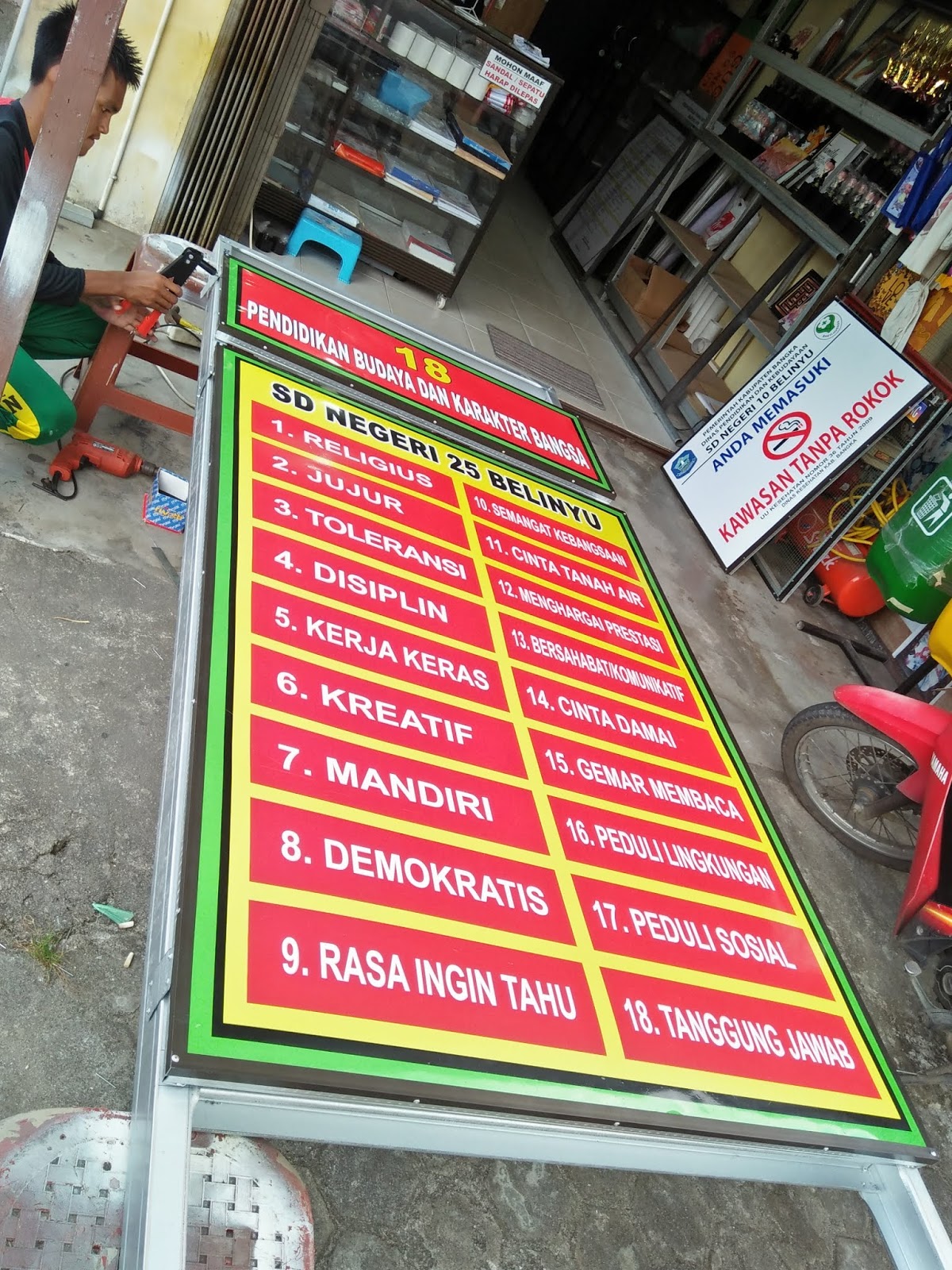 PLANG SEKOLAH - 18 BUDAYA DAN KARAKTER BANGSA.