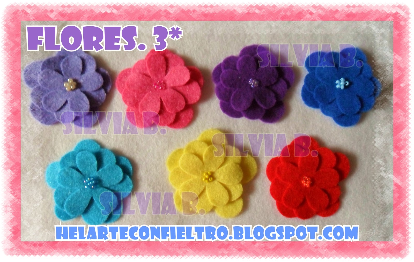 Complementos Handmade: Modelos de Flores*