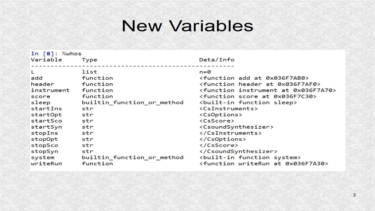 Audio Programming In Python: 17. Using the Csound Module