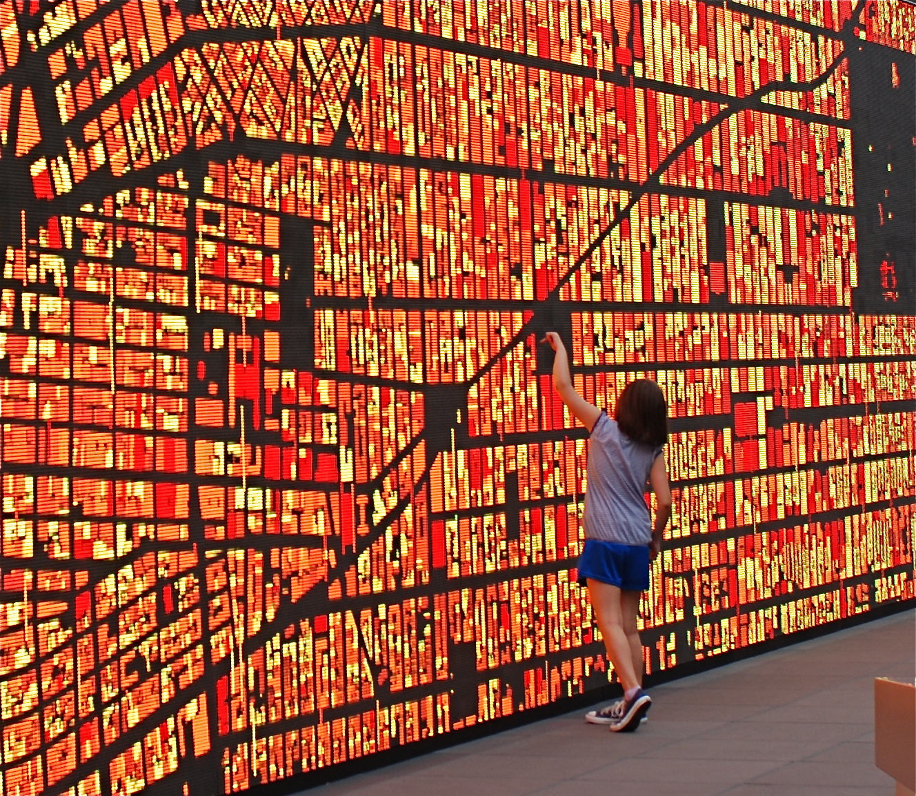IBM THINK Exhibit's Digital Wall at Lincoln Center : I BM's THINK ...