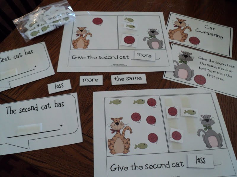 A special kind of class: Pet math station activities